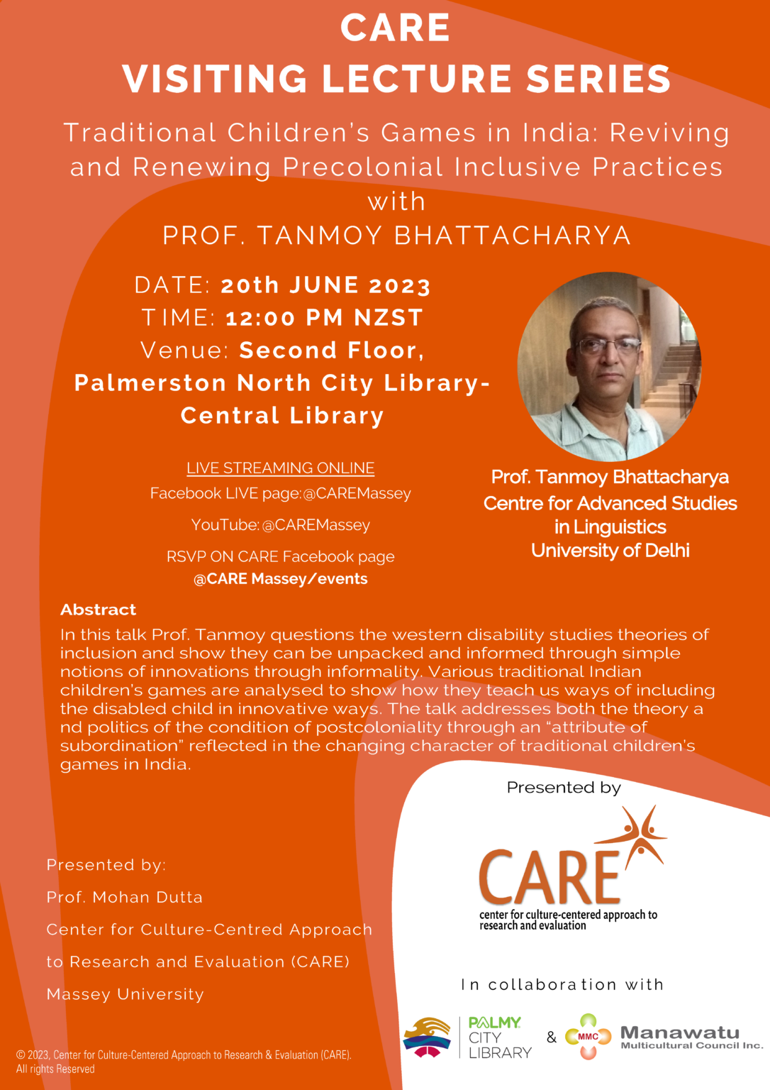 CARE VISITING LECTURE SERIES: Traditional Children’s Games in India ...